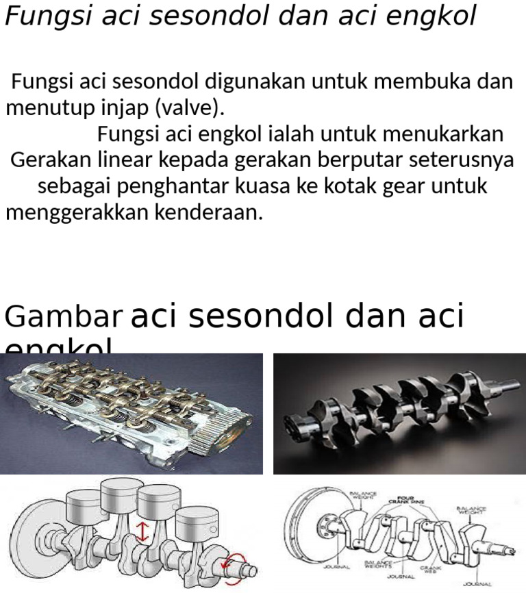 Fungsi Aci Sesondol Dan Aci Engkol | PDF