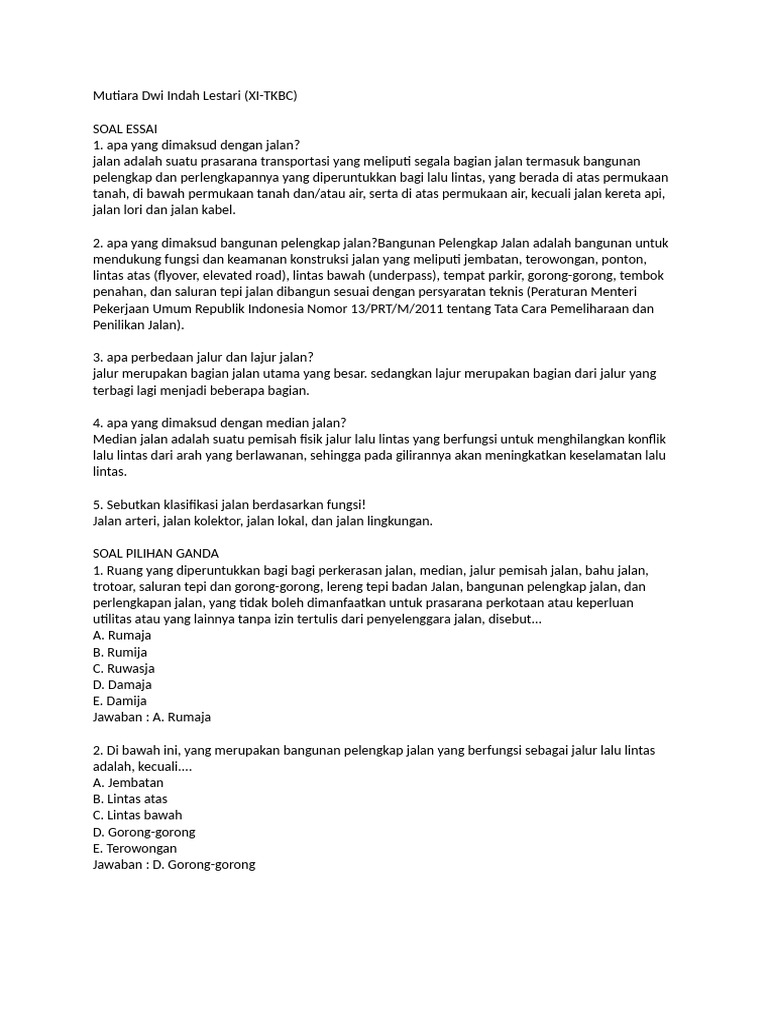 Mutiara Dwi Indah Lestari XI-TKBC | PDF