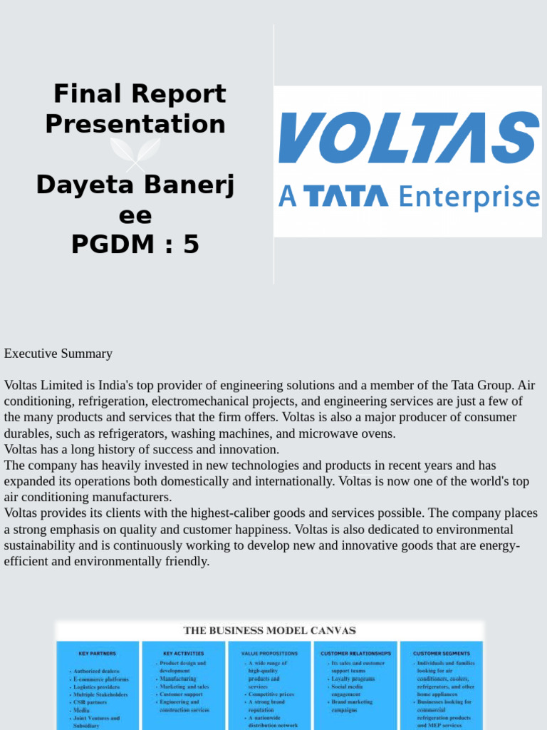 Voltas | PDF | Air Conditioning | Finance & Money Management