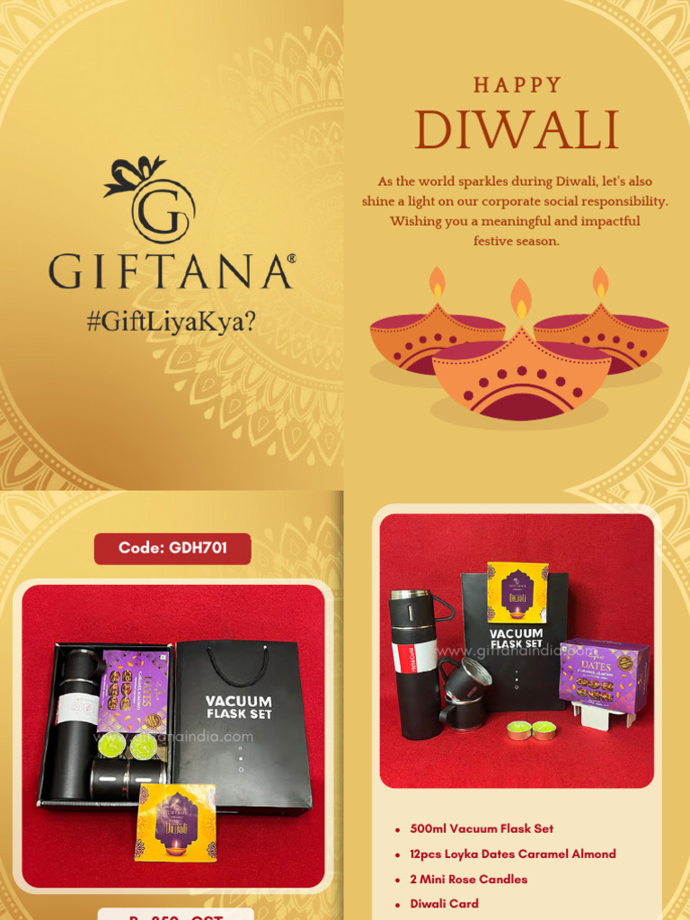 Giftana Diwali Corporate Gifts Catalog 2023 | PDF