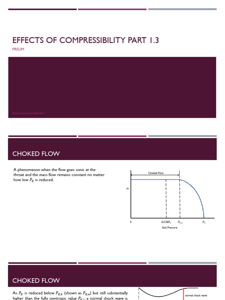 Effects of Compressibility Part 1.3 | PDF