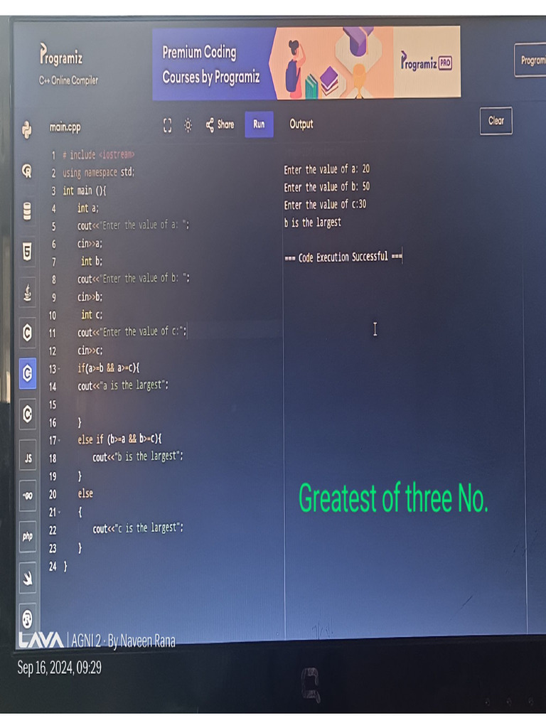 Logic Building in C++ | PDF
