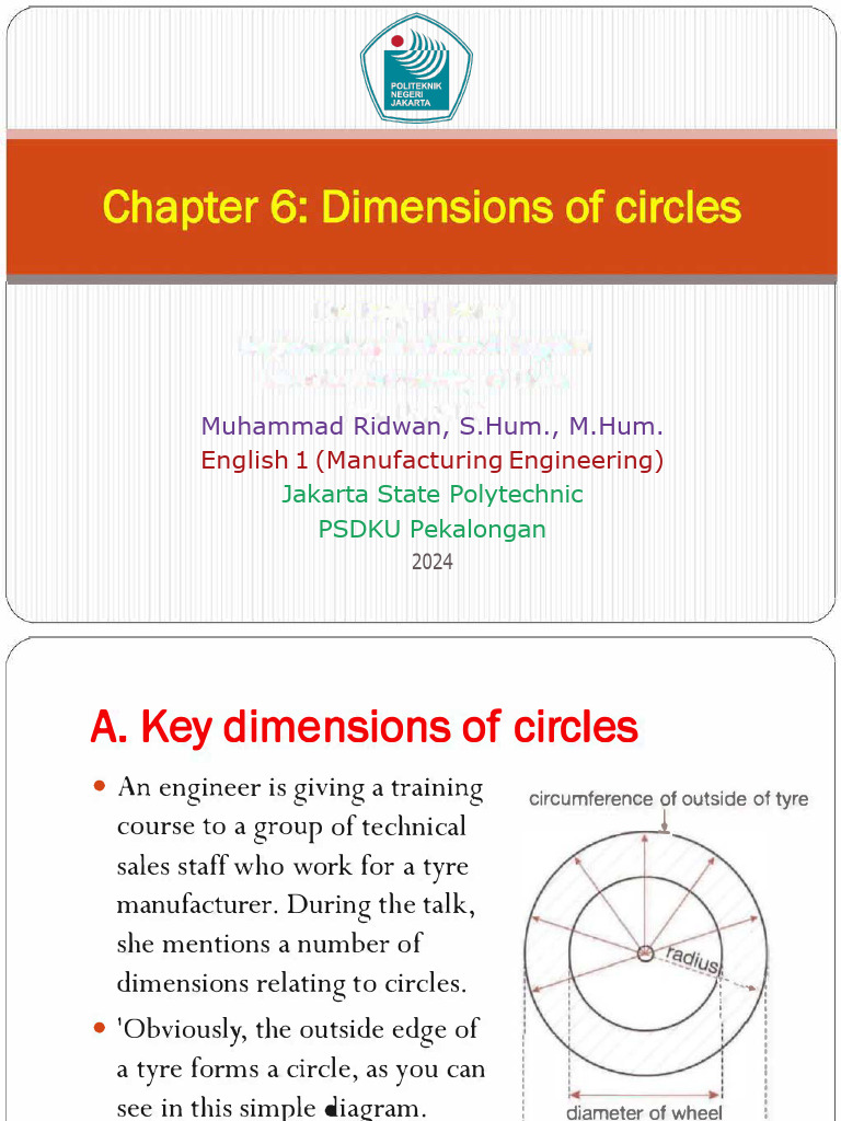 2 - Dimensions of Circles | PDF | Circle | Diameter
