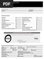 UBER Inspection Form PDF | PDF