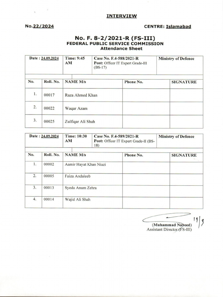 2024 09-20-06!09!34 Interview Schedule For Daily Wages Employees of ...
