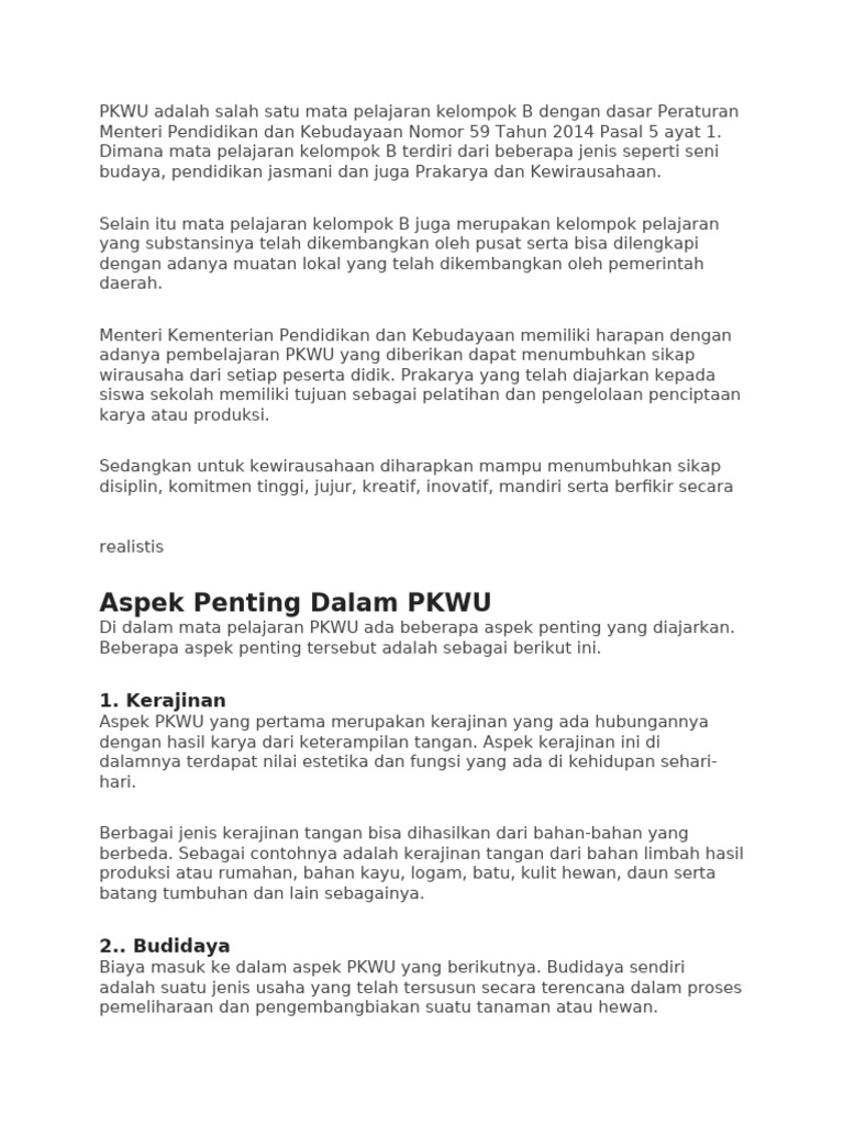 PKWU | PDF