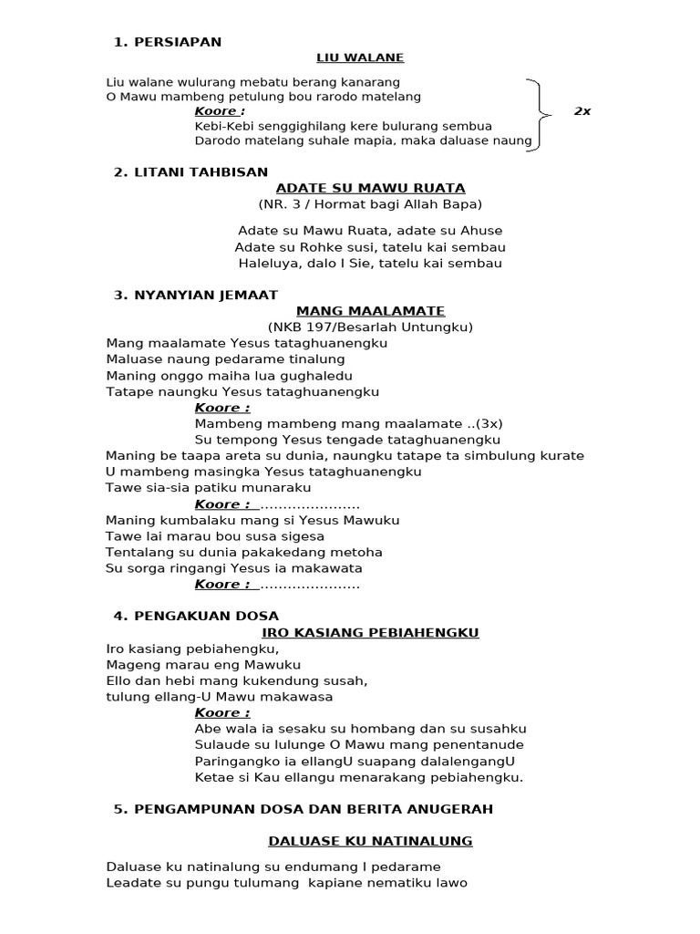 Pujian Minggu III | PDF