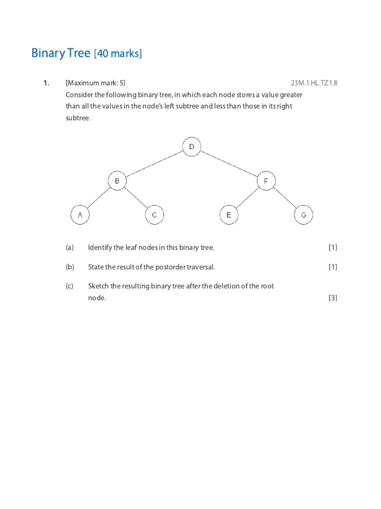 Binary Tree | PDF