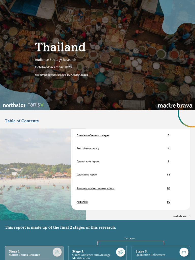 Madre Brava Thailand Protein Transition Audience Research Macrh 2024 | PDF