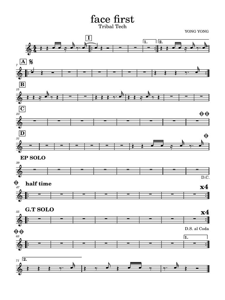 Face First-Tribal Tech | PDF