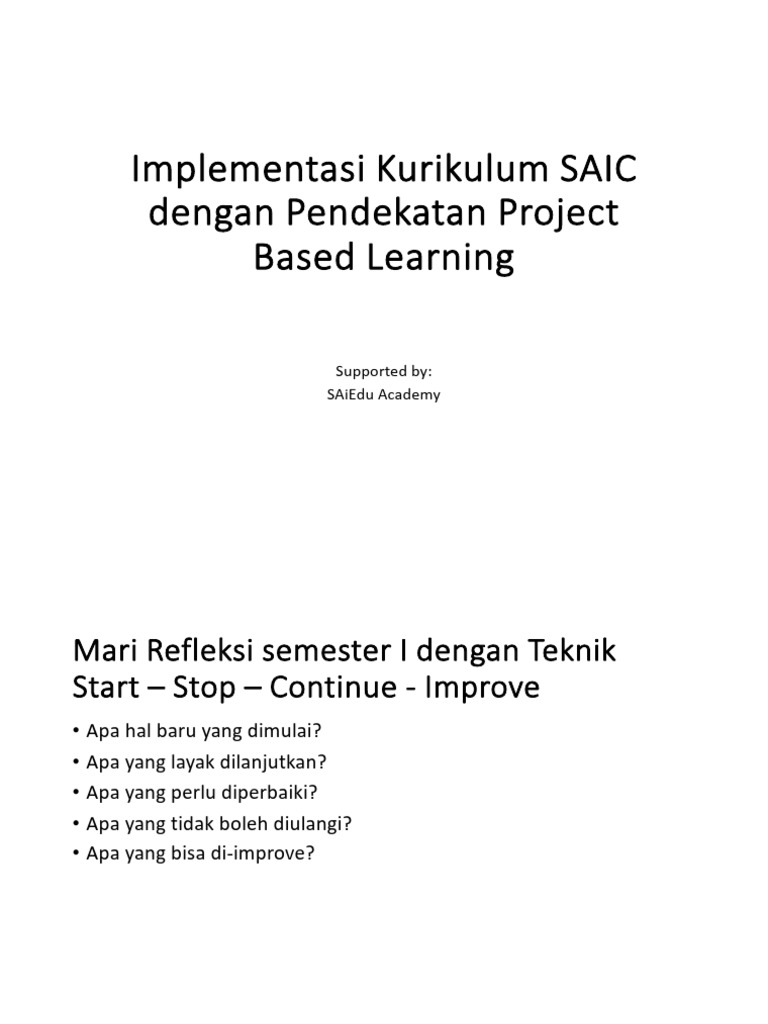 PJBL SAIC | PDF
