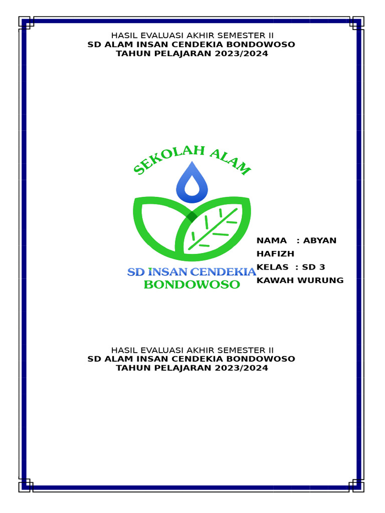 Cover Rapot Akhir SMT 2 | PDF