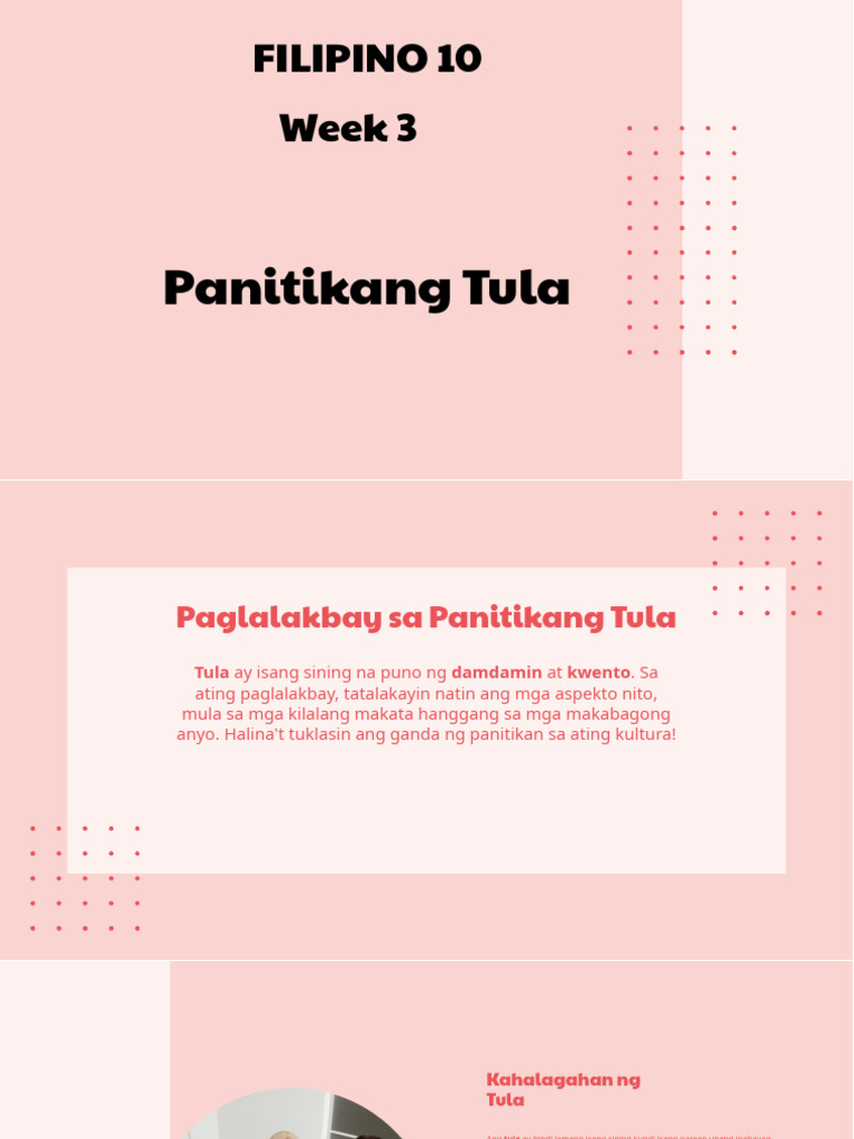 Slidesgo Paglalakbay Sa Mundo NG Panitikang Tula Sining Damdamin at ...