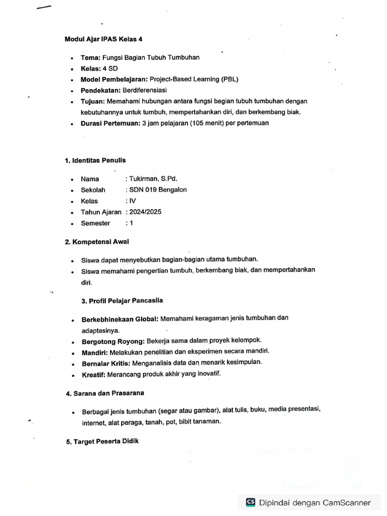 RPP Merancang Pembelajaran Yang Sesuai Dengan Tujuan Pembelajaraan | PDF