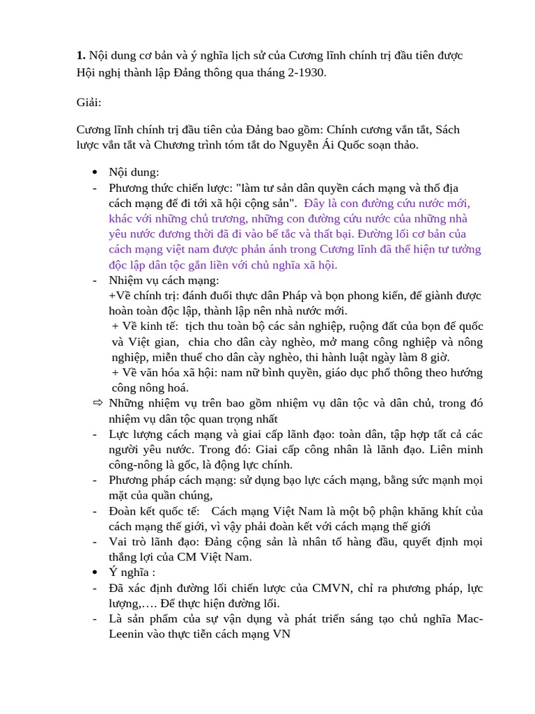 đề cương thi ls đảng | PDF