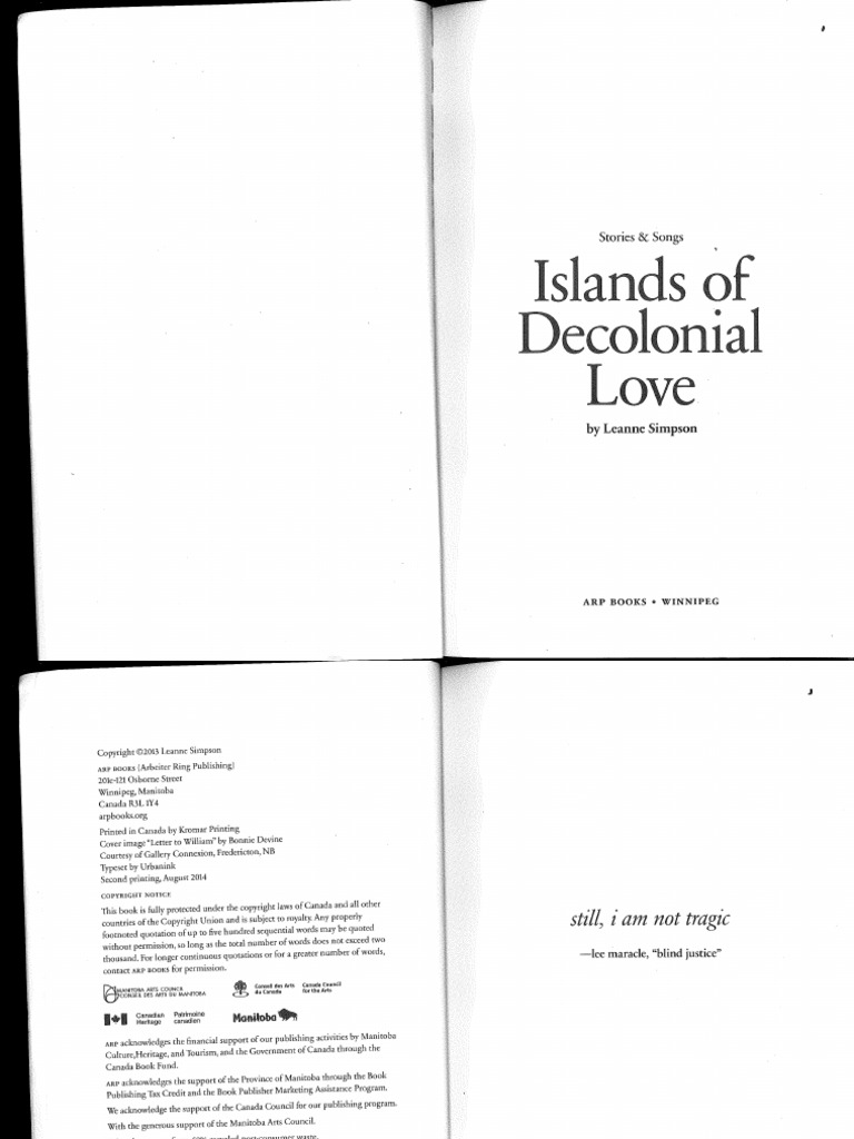 Islands of Decolonial Love Excerpt | PDF