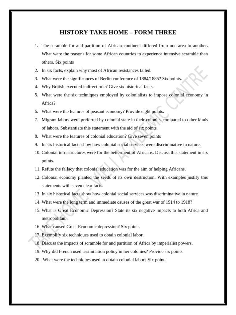 Take Home | PDF