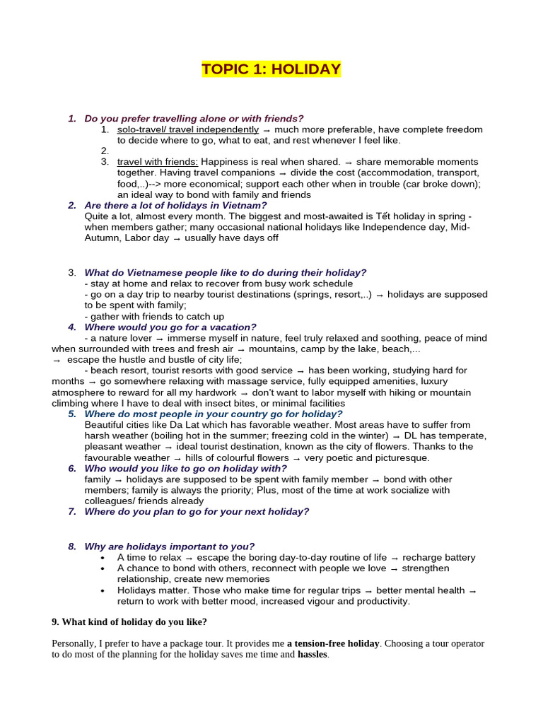 TOPIC SPEAKING | PDF