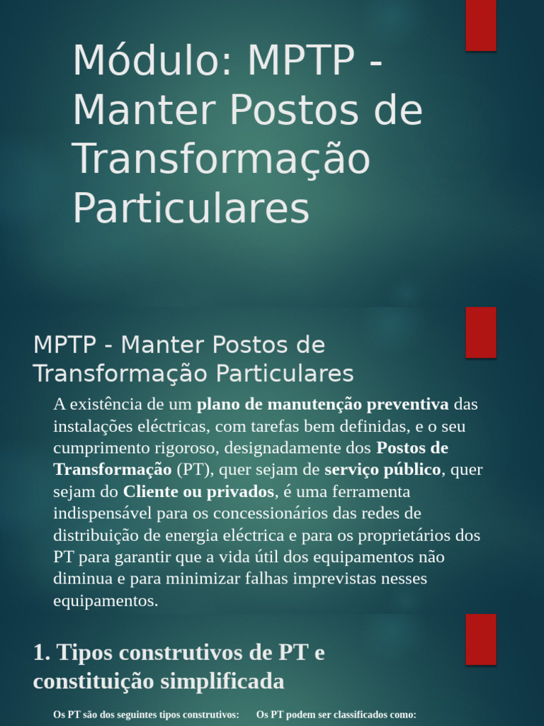 Postos de Transformacao | PDF