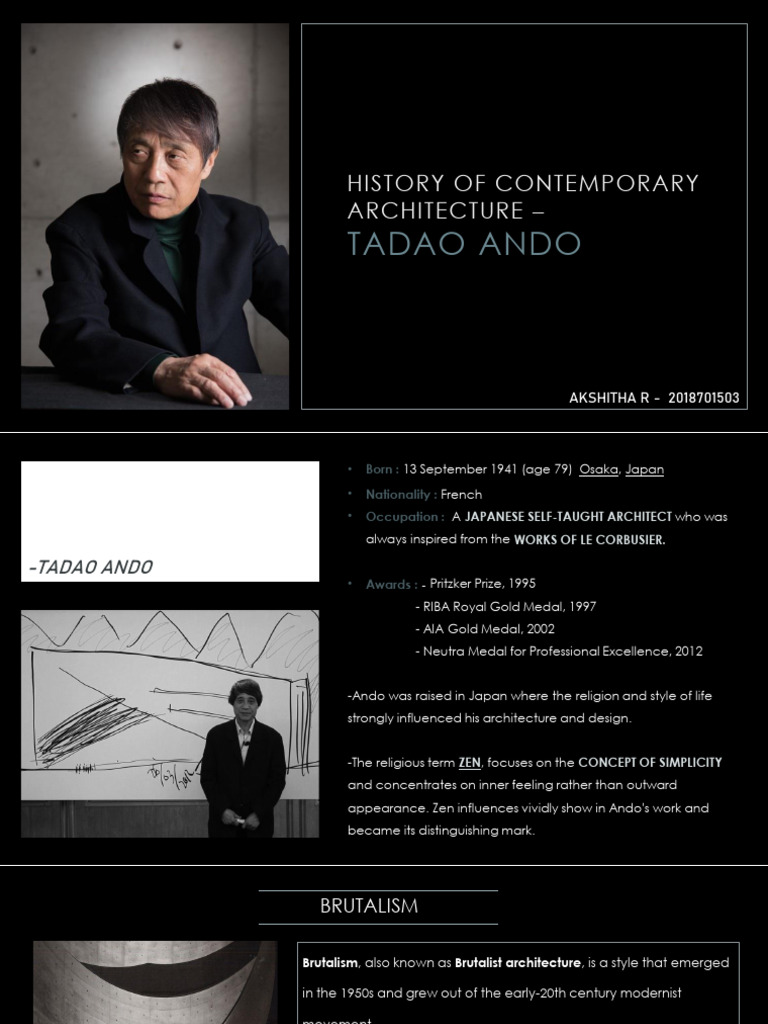 Assignment 1 - Tadao Ando (Updated) | PDF