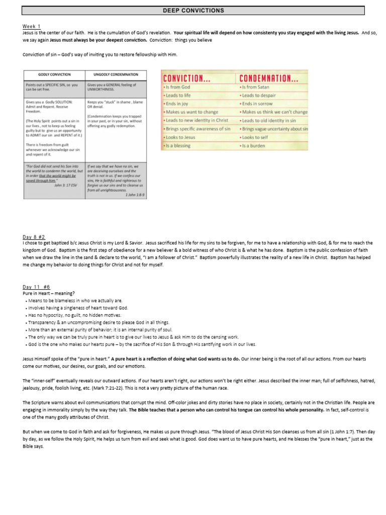 Deep Convictions | PDF