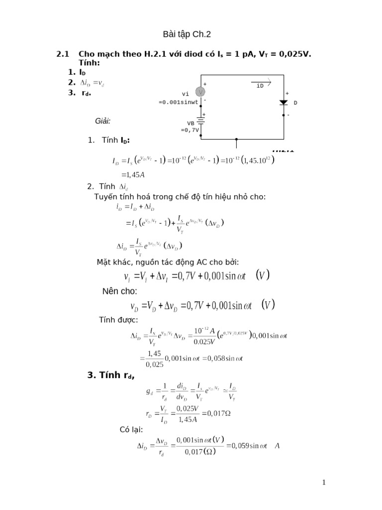 BT ch2 Mach Phi Tuyen | PDF