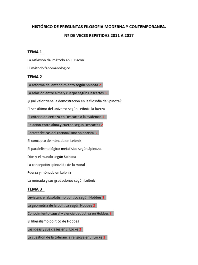 Recopilatorio Preguntas Filo | PDF