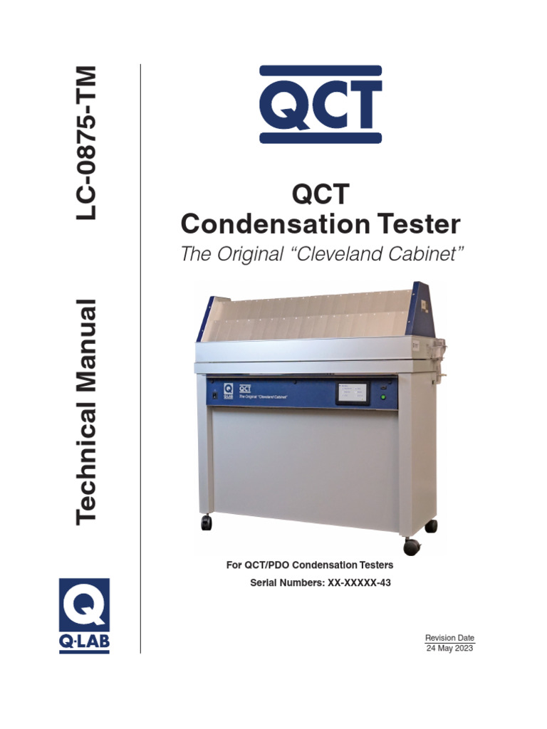 LC-0875-TM QCT Technical Manual Series 43 | PDF | Humidity | Technology ...