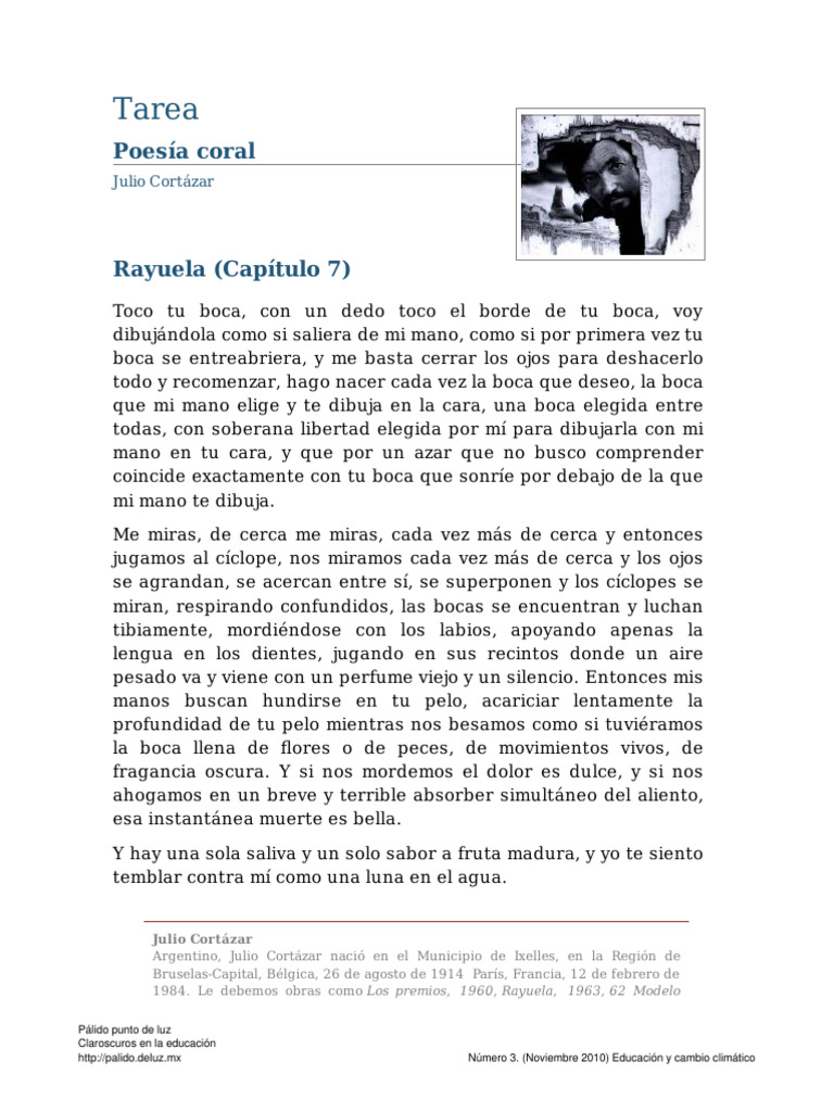 Capítulo 7 - Rayuela - Julio Cortázar | PDF