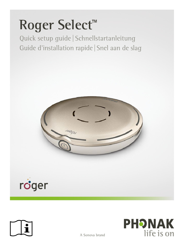 PH Quick Guide Roger Select 92x125 029 3289 Ne | PDF