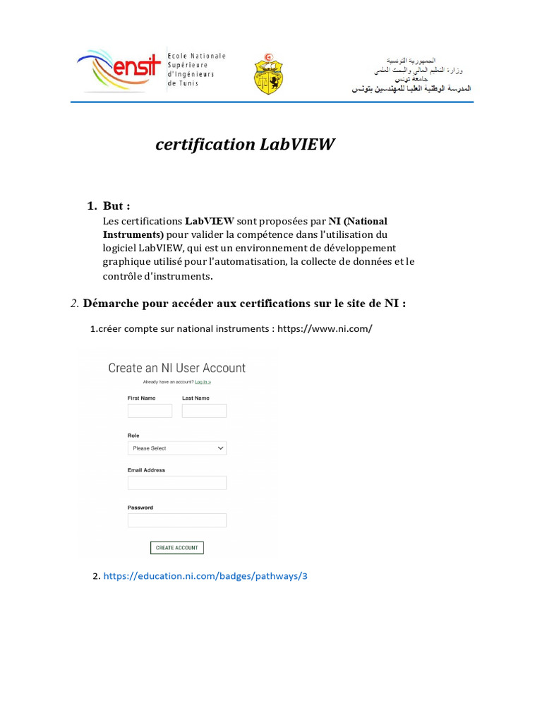 Certification LabVIEW | PDF