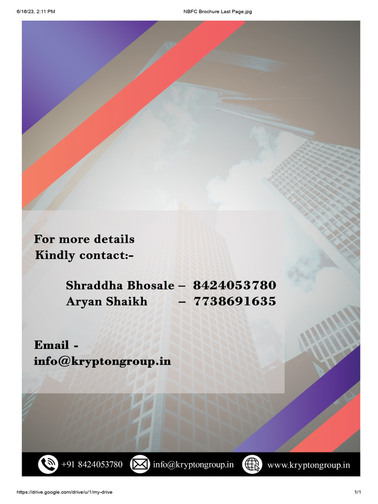 NBFC Brochure Last Page - JPG | PDF