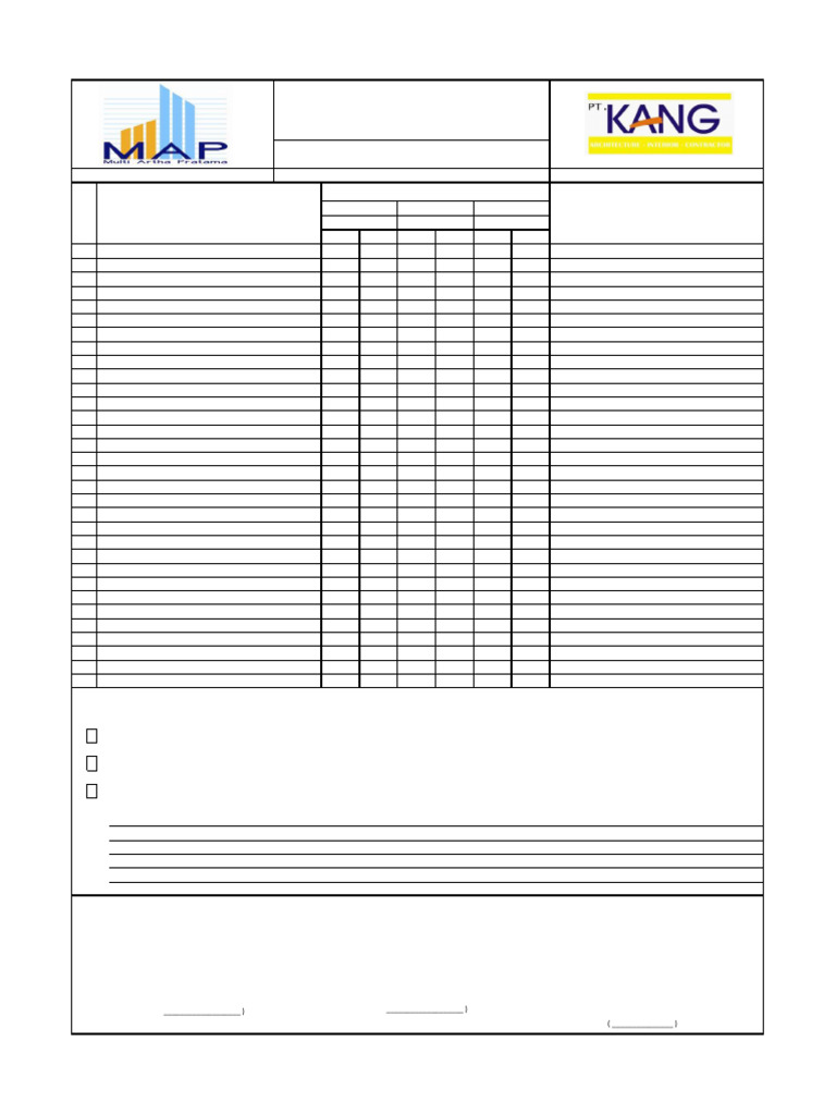 Form Checklist MAP | PDF