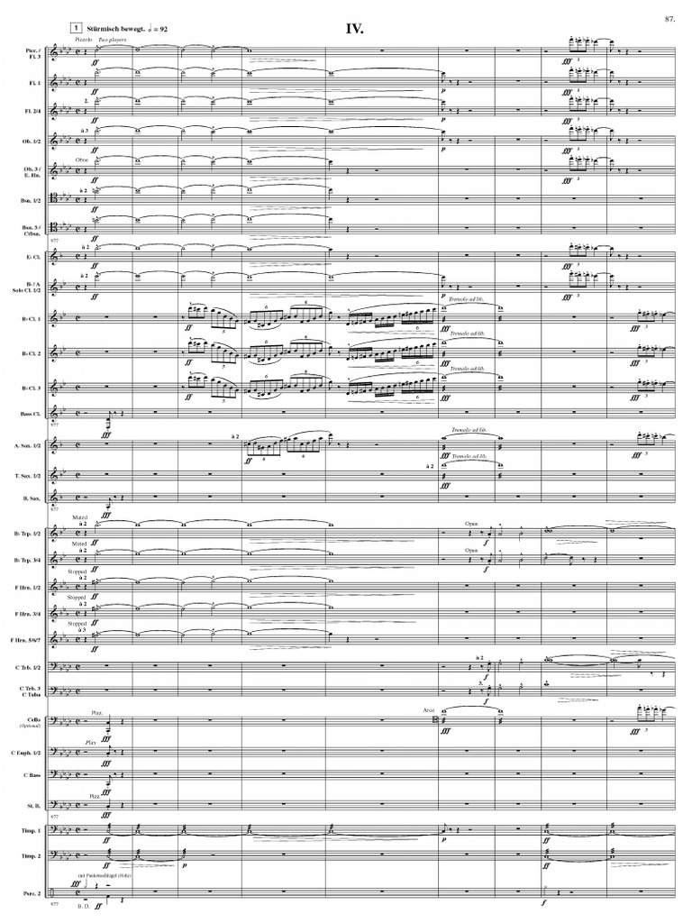 Symphony 1 Mahler 4 | PDF