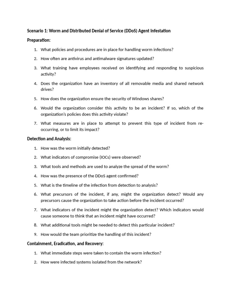 Incident Response for DDoS and Data Breaches | PDF | Security | Computer Security