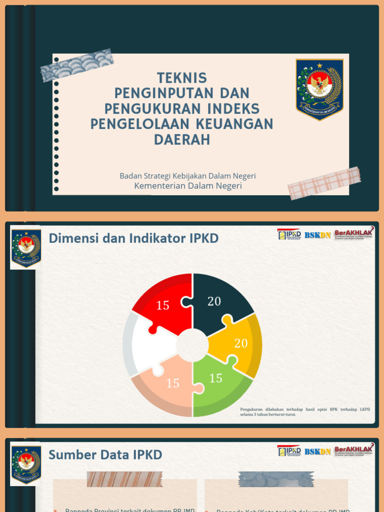 Paparan Teknis Penginputan Dan Pengukuran IPKD TA 2023 - Compressed | PDF