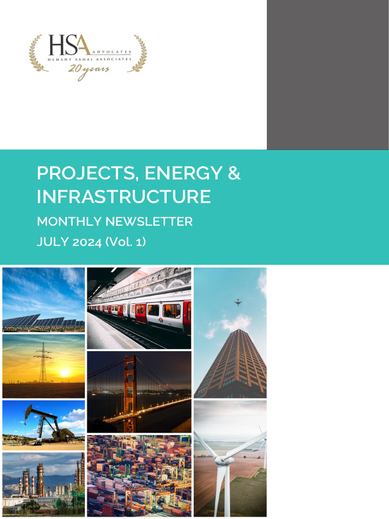 HSA Projects Energy Infrastructure Monthly Newsletter July 2024 Vol 1 | PDF