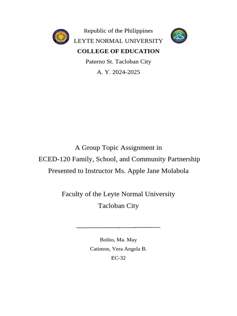 Eced 120 Maam Apple | PDF