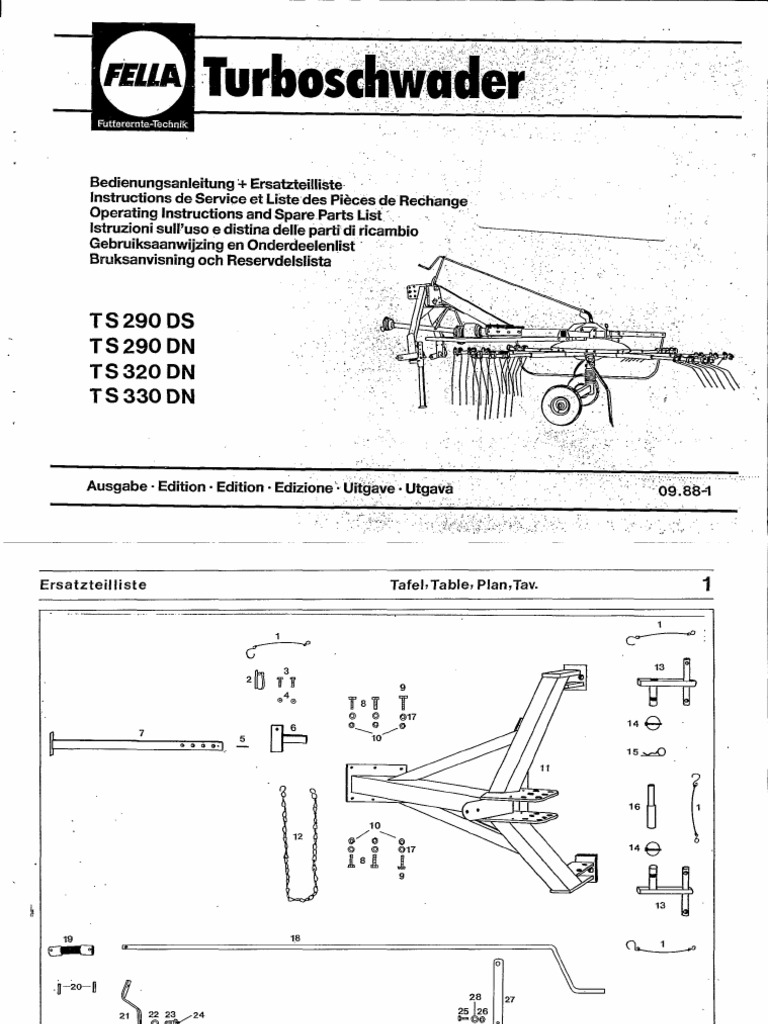 TS 290+320+330DS+DN 1988-09 | PDF