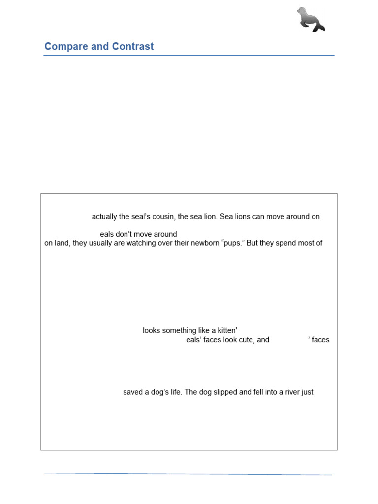 Grade 5 Compare Contrast C | PDF