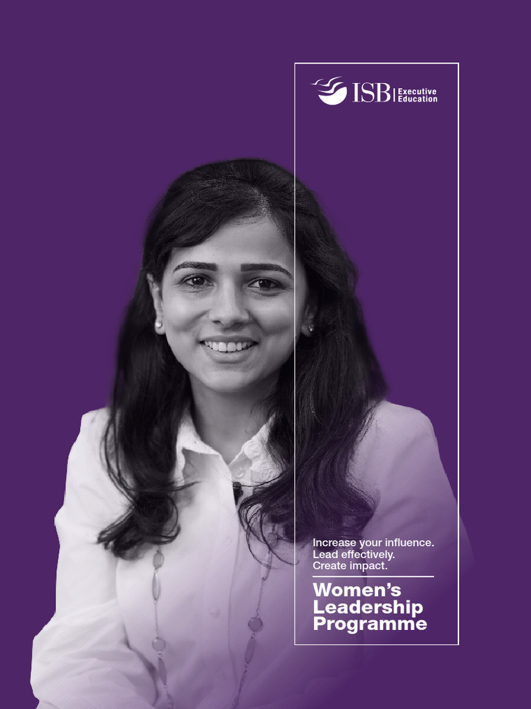 ISB S Women S Leadership Programme Brochure Below 1726811864 | PDF