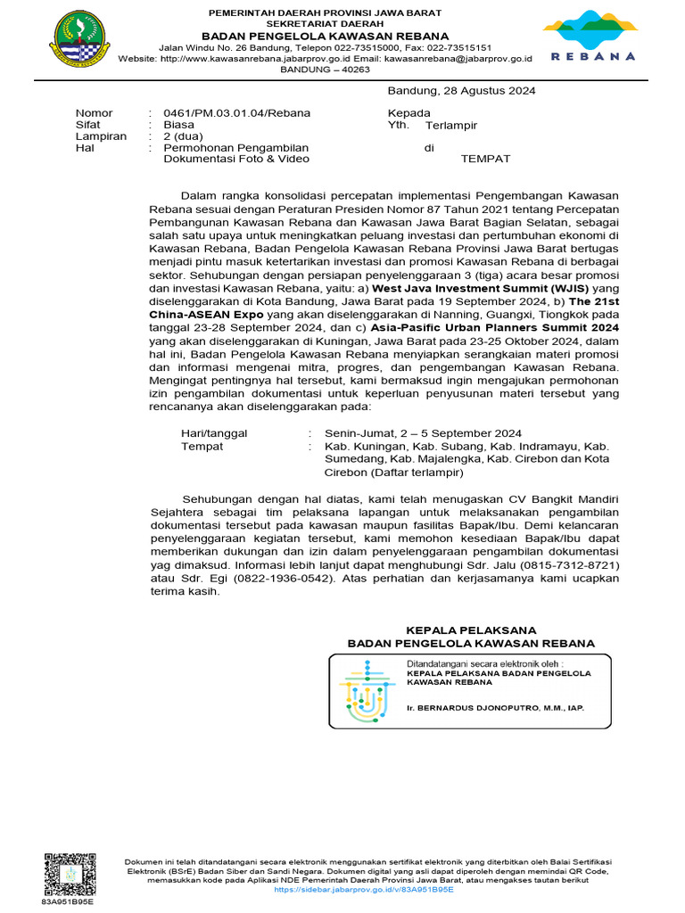 0461 Surat Final Permohonan Shooting Video Promosi Rebana 30082024 ...