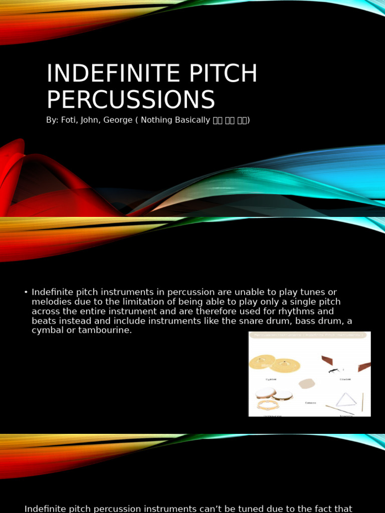 Percussion Instruments Are Any Type of Object Whose | PDF