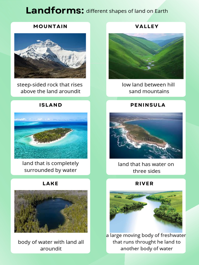 Landforms | PDF