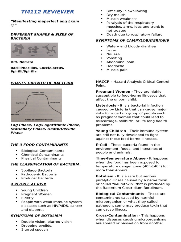 Tm112 Reviewer | PDF