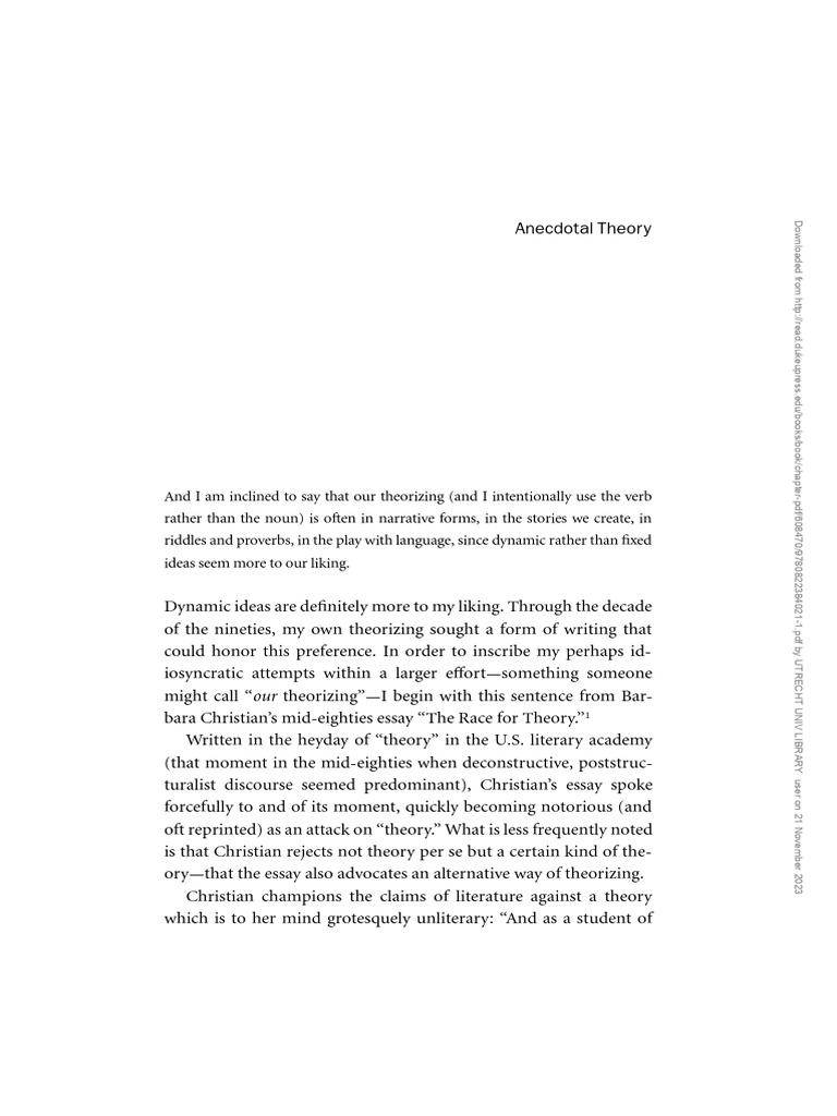 Introduction Jane Gallop | PDF