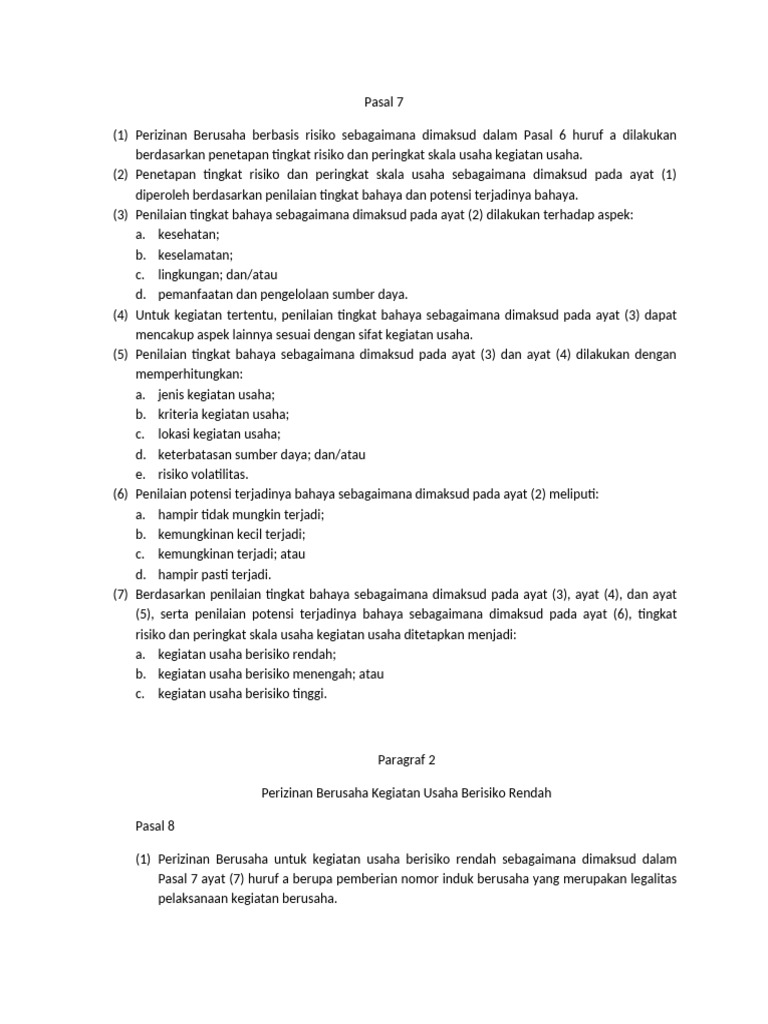 Support Document - Perpu No. 2 Tahun 2022 Ps 7 - 47 | PDF
