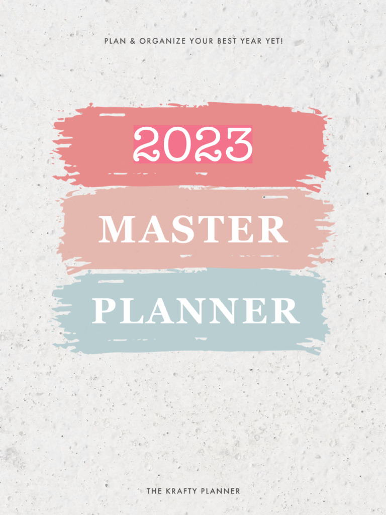 2023 Master Planner - Classic HP | PDF