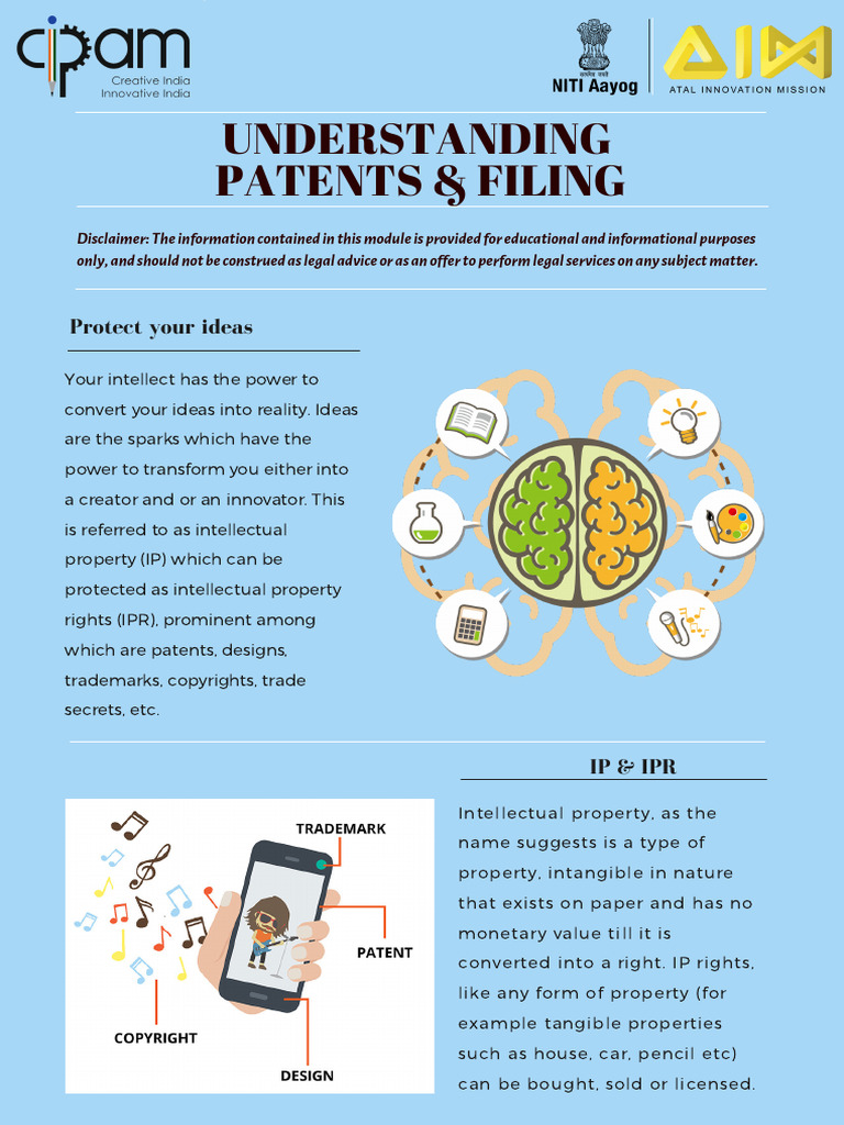 Understanding Patents and Filing | PDF
