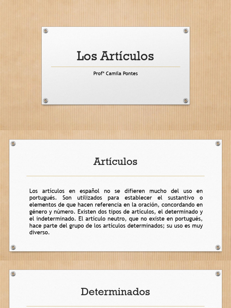 Diapositiva - Artículos | PDF